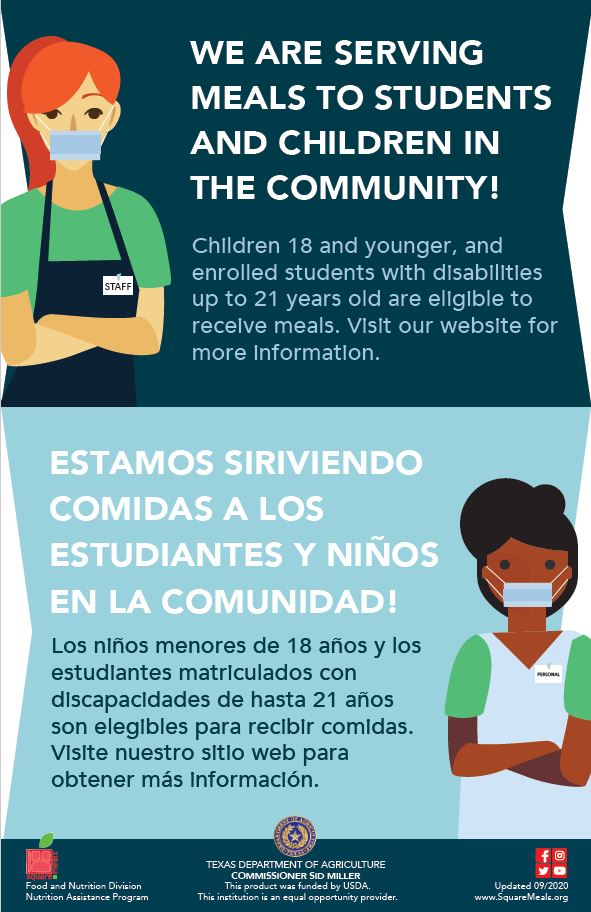 School Year 2020-21 Meal Service Resources